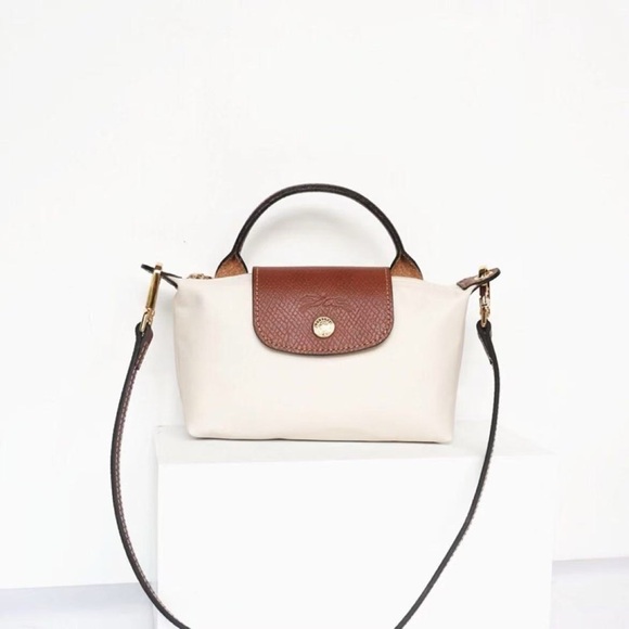 Bags | Longchamp Le Pliage Original Pouch With Handle Color Paper ...